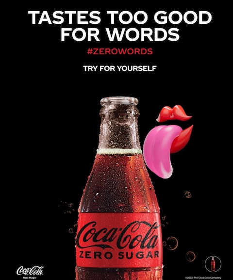 Coca-Cola Zero Sugar launches new #ZeroWords Campaign - GirlandBoyThing
